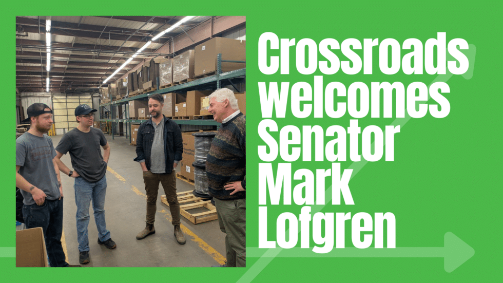 Grateful for Your Visit: Senator Mark Lofgren Tours Crossroads and ...